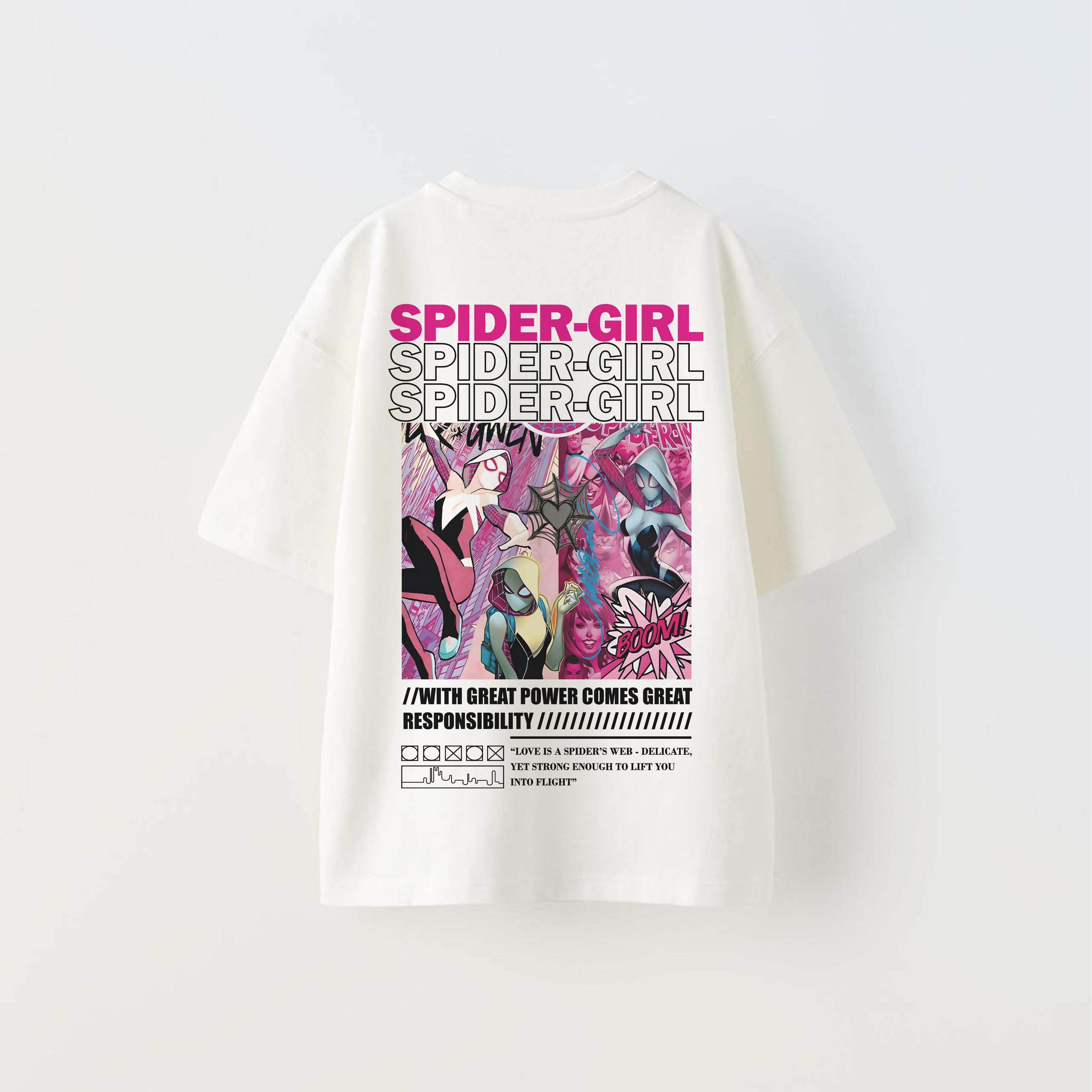 Spider Girl Oversized Unisex T-Shirt – Impulze Studio